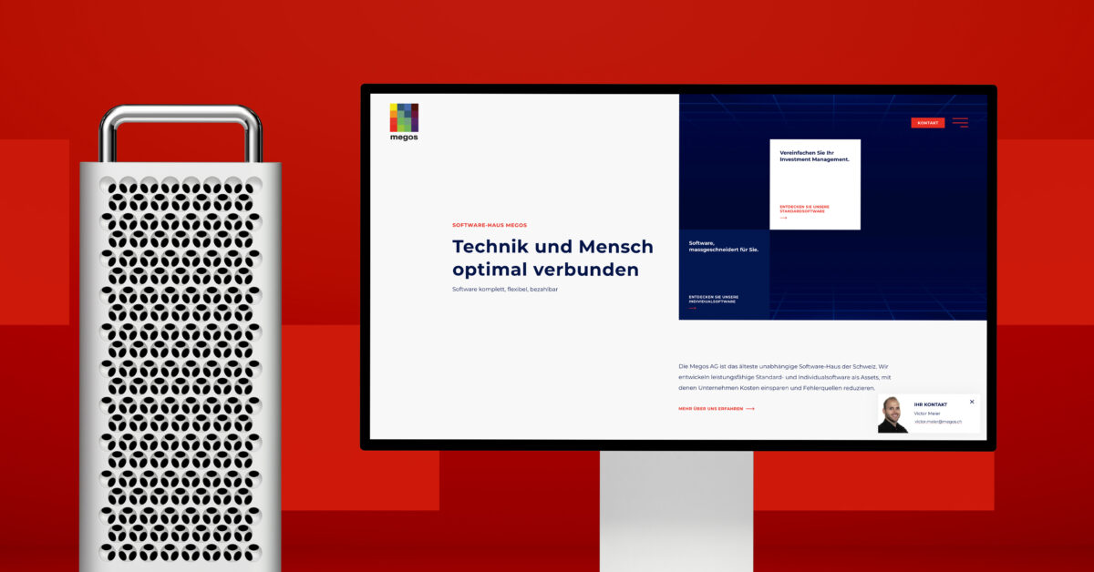 we dot entwickelte ein digitales Webkonzept für Megos